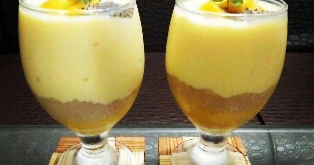Mango Tapioca Custard 💛🍨 Recipe by Saba Butt - Cookpad