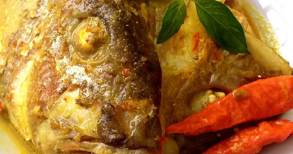 Resep Kepala Kakap Bumbu Kuning Oleh Teteh Rosma Cookpad