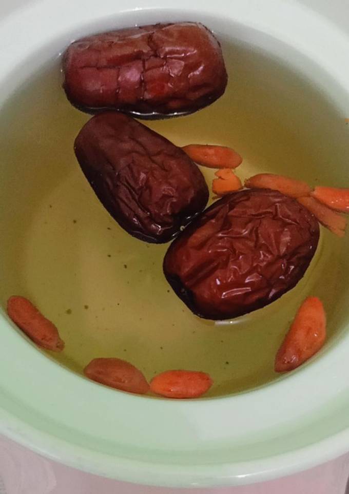 Resep Teh Angco plus goji berry asi booster oleh Bunda Chaer - Cookpad