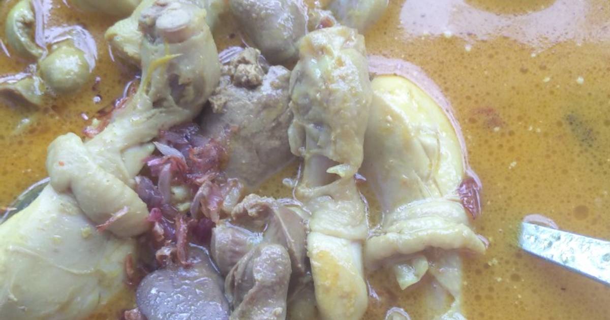 Resep Opor ayam + rempelo ati oleh NIA - Cookpad