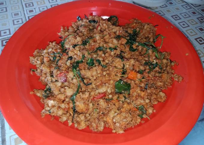 Resep Oncom goreng kemangi oleh Tety Rahma - Cookpad