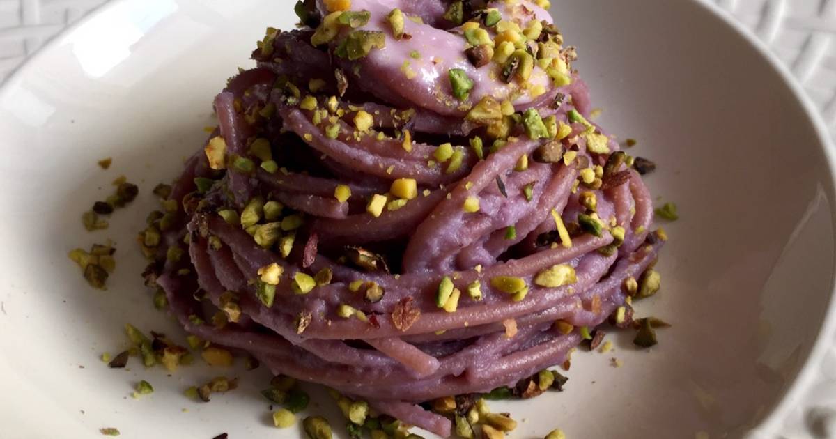 Ricetta Purple spaghetti (con cavolo viola-ricetta healthy) di Marcella ...