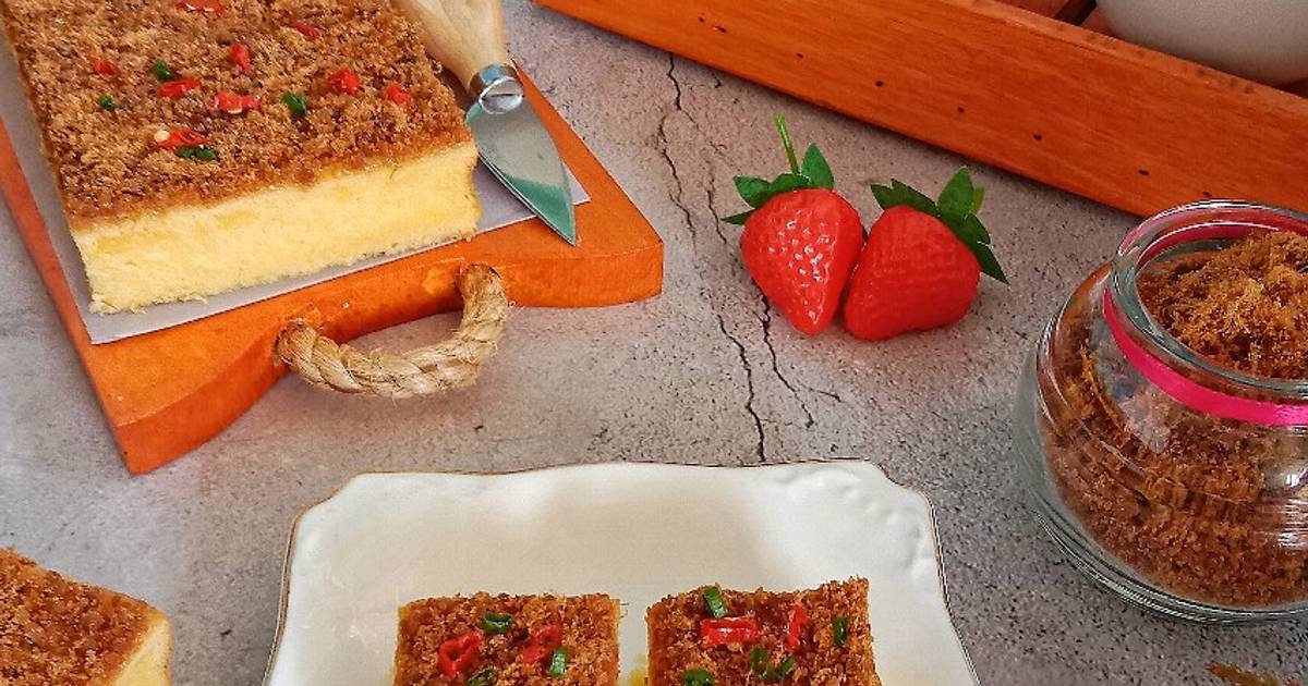 Resep Cake potong abon oleh Wiwik N - Cookpad