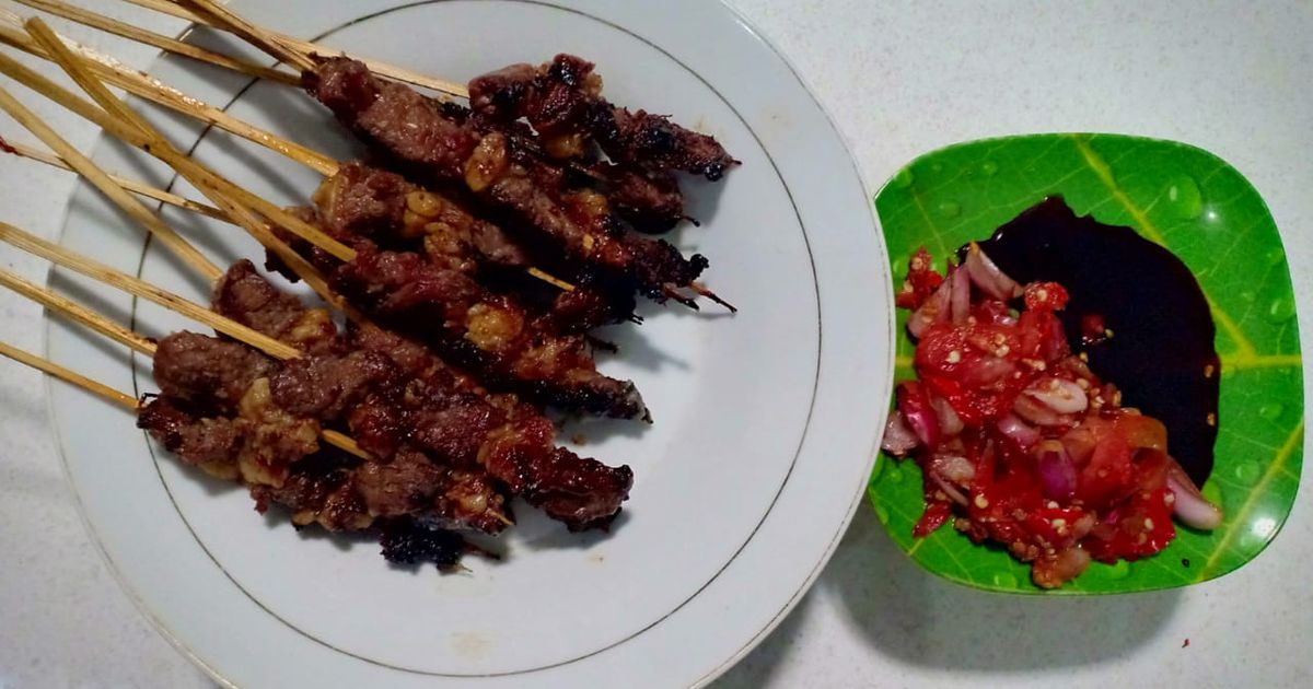 Resep Sate Sapi Bumbu Maranggi Homemade oleh Fridanrzh - Cookpad