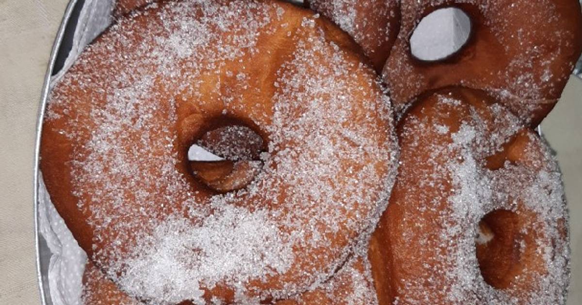 Donas fácil y económico - 14 recetas caseras- Cookpad