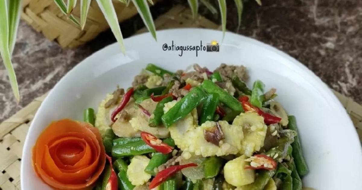 307 resep tumis buncis putren cabe ijo enak dan mudah - Cookpad