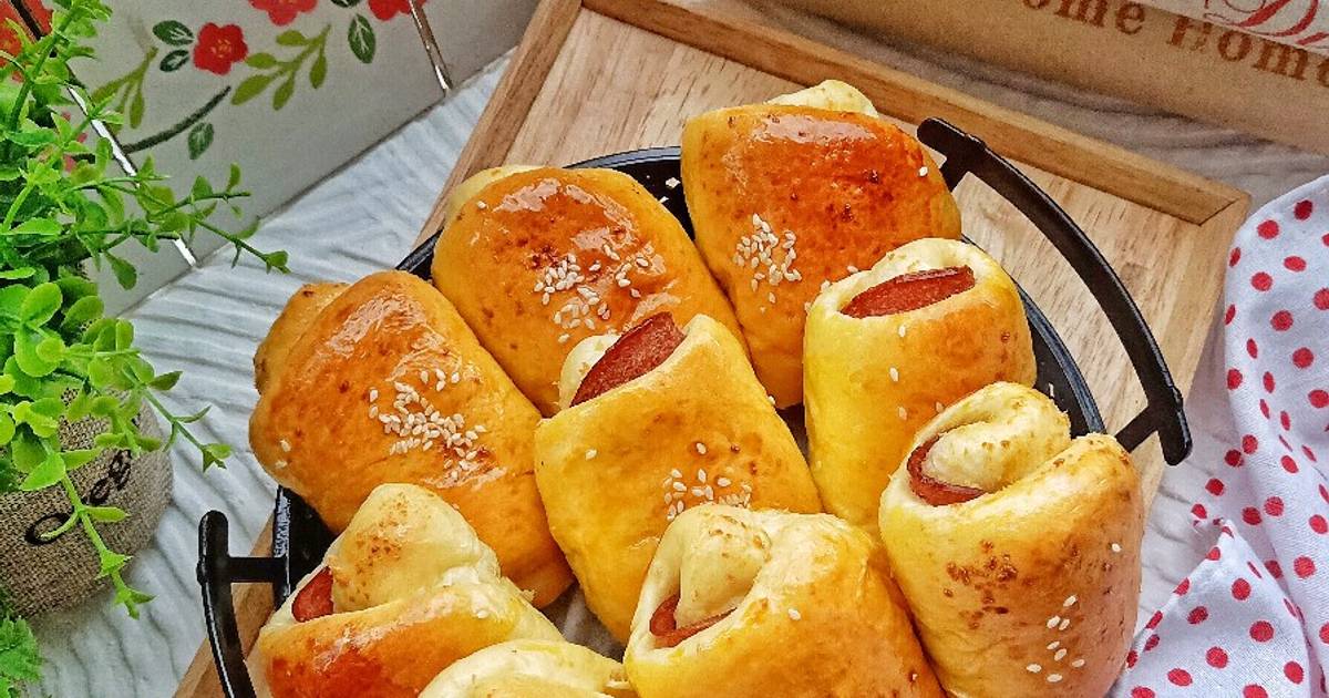 Resep Roti Gulung Ham Keju oleh Ine Setiawati - Cookpad