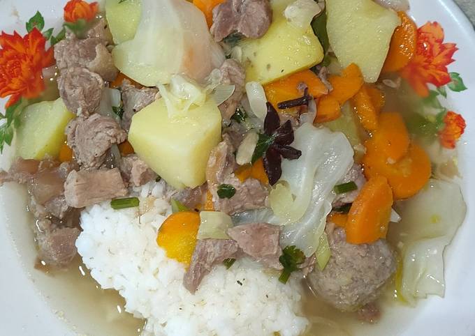 Resep Sop Khas Banjar, daging sapi qurban oleh Mawar Mawar - Cookpad