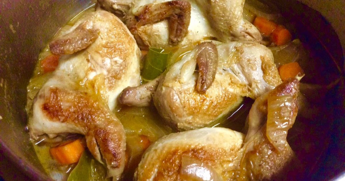 Codornices Estofadas Receta de Mayte Fuentes Garcia- Cookpad