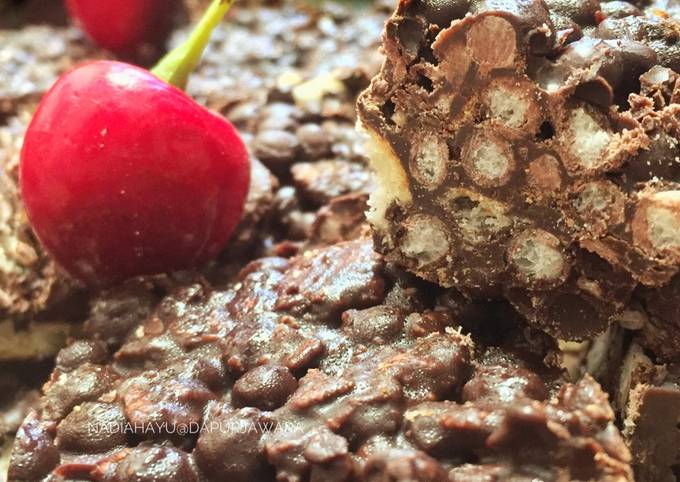 Resep Choco Rice Crispy n Crackers (No Bake) #PR_olahancoklat oleh ...