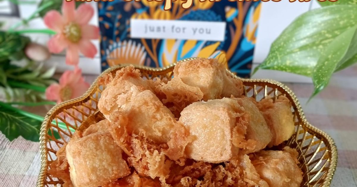 Resep tahu kres goreng rumahan enak dan mudah - Cookpad
