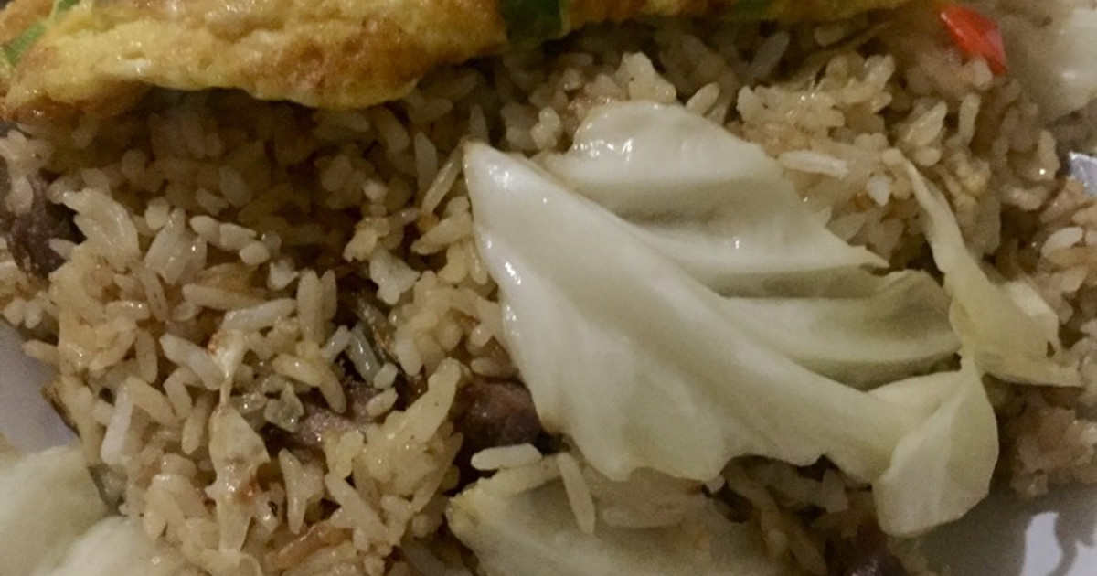 Resep Nasi Goreng Teri Plus Telor Dadar oleh Maria Maria - Cookpad