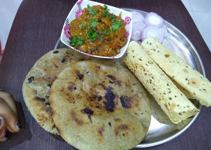 Neelam Parekh દ્વારા રેસીપી ઓળો રોટલો(olo rotlo in Gujarati) - કૂકપૅડ