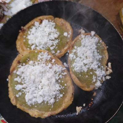 Sopes verdes Receta de José Joel Espinal- Cookpad