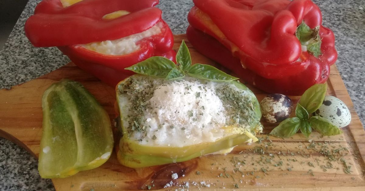 Morrones Rellenos Premium Receta de Luis gil- Cookpad