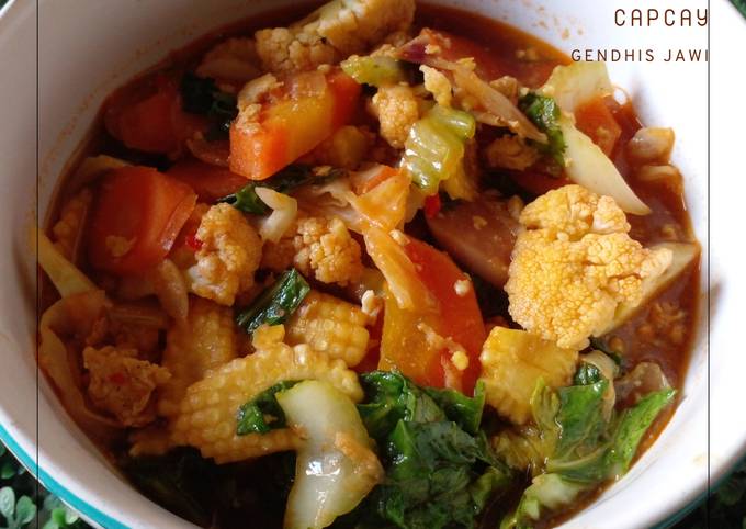 Resep Capcay kuah oleh Gendhis - Cookpad