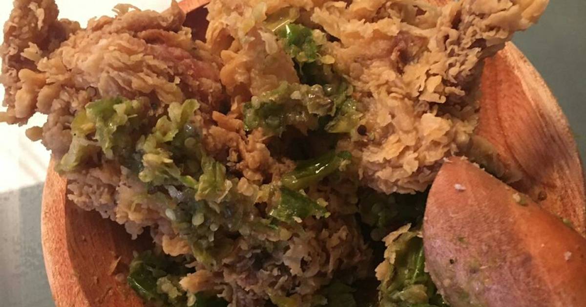 Resep Ayam geprek krispy sambal cikur oleh Tri Thomas - Cookpad