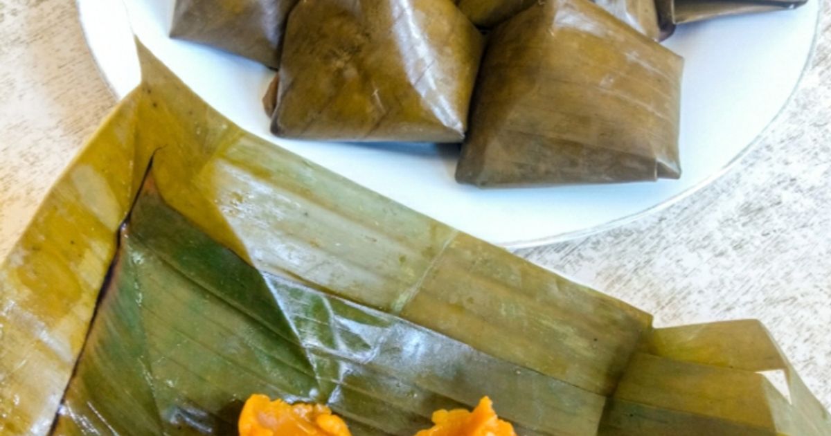 Resep kue mendut labu kuning rumahan enak dan mudah - Cookpad