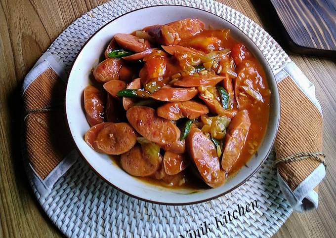 Resep Sosis Sapi Saos Tiram oleh Ninik Kitchen - Cookpad