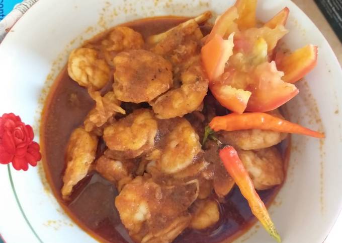 Resep Udang saus merah oleh icha - Cookpad