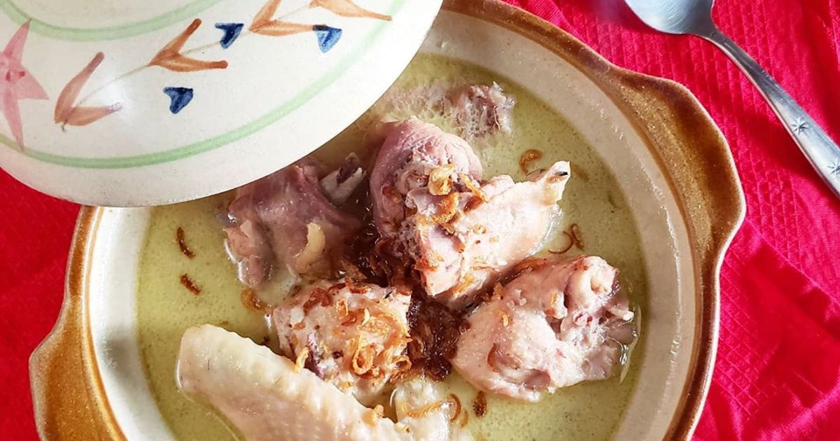 Resep ayam berkuah putih rumahan enak dan mudah - Cookpad