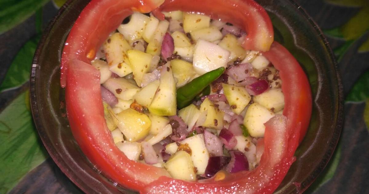 Raw mango chaat Recipe by Sangita Singh - Cookpad