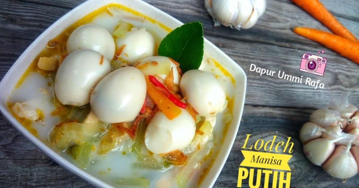 Resep Lodeh Manisa Putih oleh Dapur Ummi Rafa - Cookpad