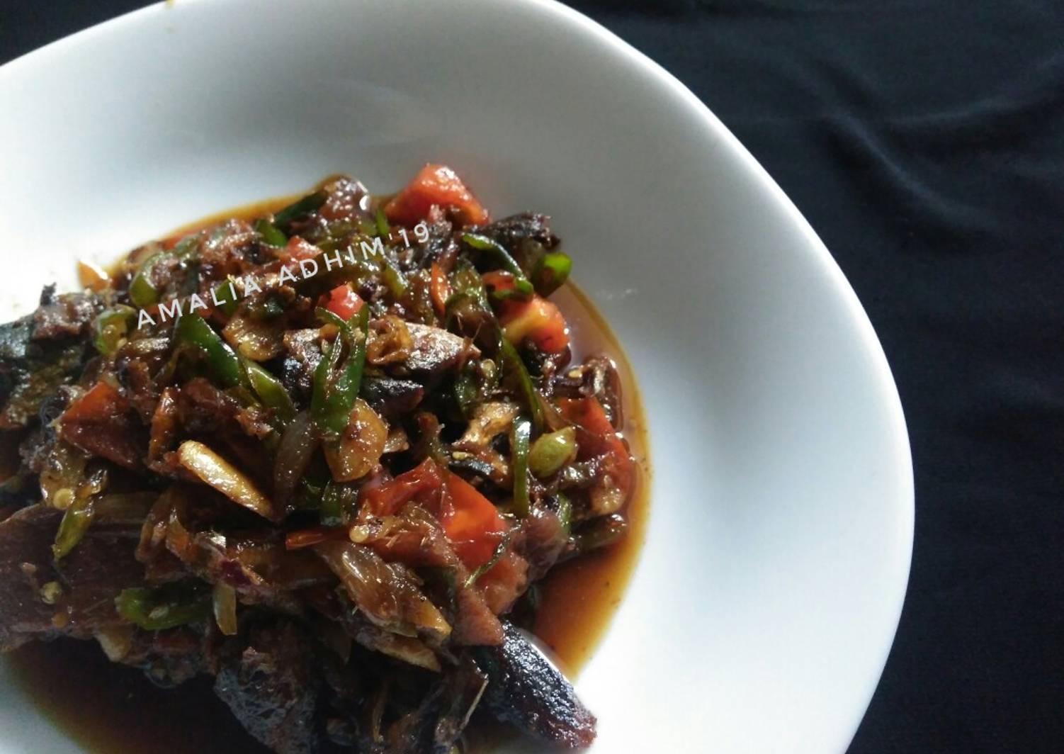 Resep Oseng Klotok Cabe ijo oleh Amalia saras - Cookpad