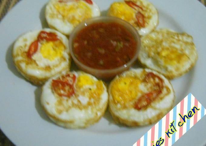 Resep Telur ceplok bulat oleh anisatur raehan - Cookpad