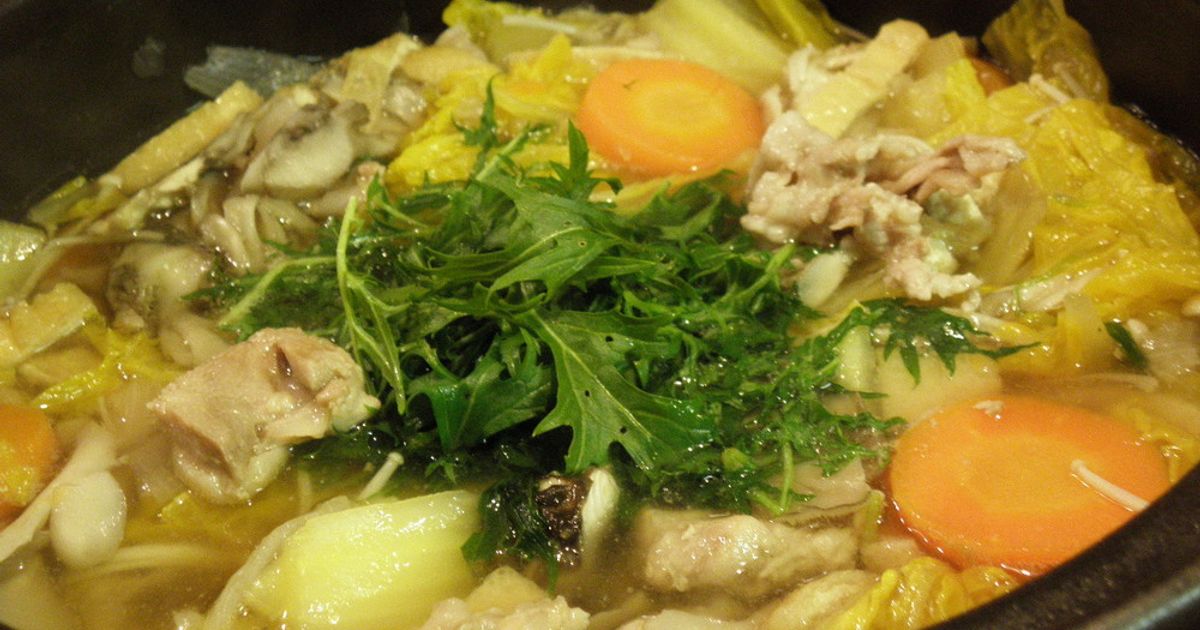 Homestyle Shio Chanko Nabe (Salt Based Hot Pot) Recipe by ますこちゃん！