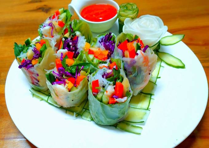 越南春捲（創意料理） 食譜與作法 by 魏鈺娟（娟娟廚房創意料理） - Cookpad