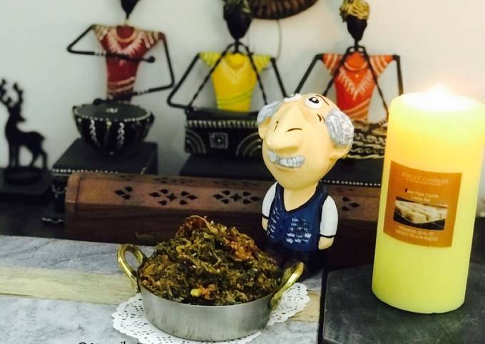 Lal Mathachi Bhaji or Lal Saag Bhaji Recipe by Anamika Banerjee - Cookpad