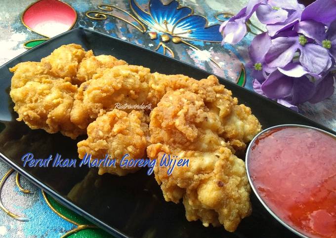 Resep Perut Ikan Marlin Goreng Wijen oleh Ria Tri Windarti - Cookpad