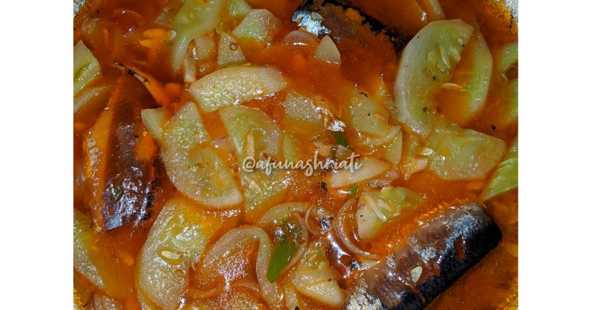 Resipi Timun Masak Ikan Sardin oleh aFun ashriati - Cookpad