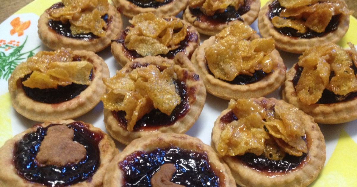 Cornflake Jam Tarts Recipe By Asha