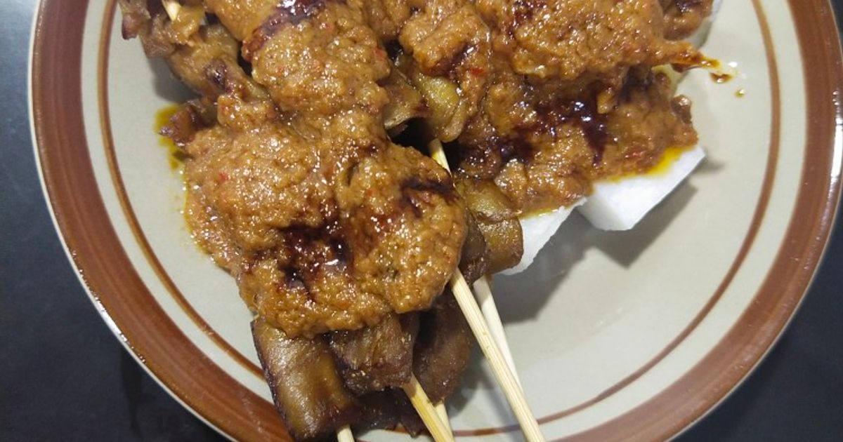 Resep Sate Gluten (Vegan) Lontong Sate Gluten oleh yunita_guanni - Cookpad