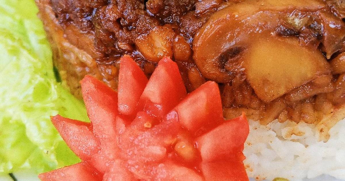 Resep Nasi tim jamur daging oleh Dessy Ratna - Cookpad