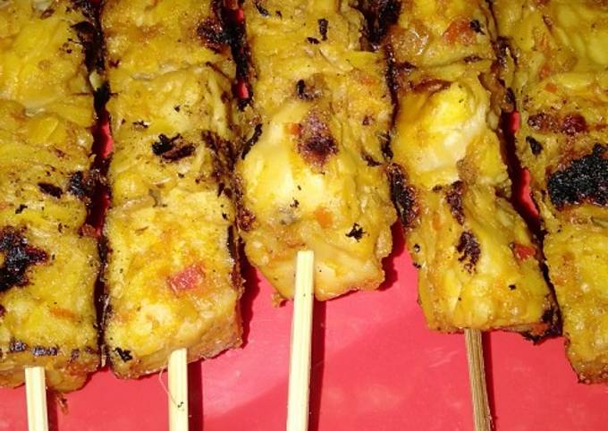 Resep Sate tempe bumbu merah (vegetarian) oleh Dapur Enshu 엔슈 주방 - Cookpad