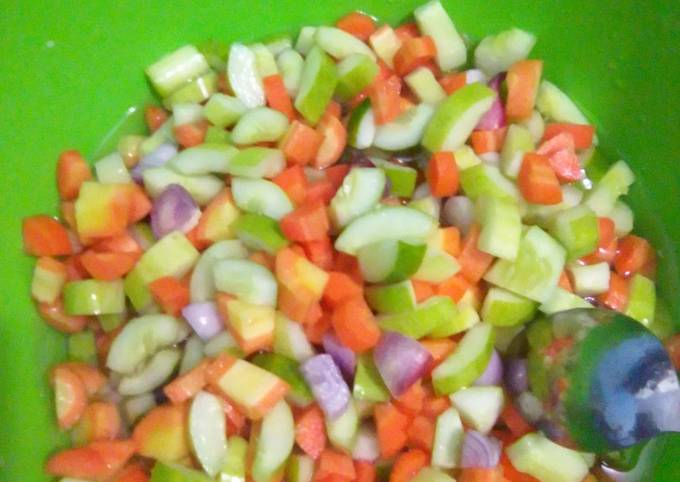 Resep Acar sayur mentah oleh Dapur Maya - Cookpad