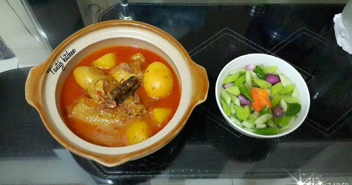 Resep Kare ayam kampung oleh Tanty suryati - Cookpad