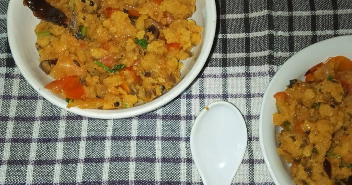 Jyoti Santra দ্বারা টমেটো পোহা(tomato poha recipe in Bengali) রেসিপি ...