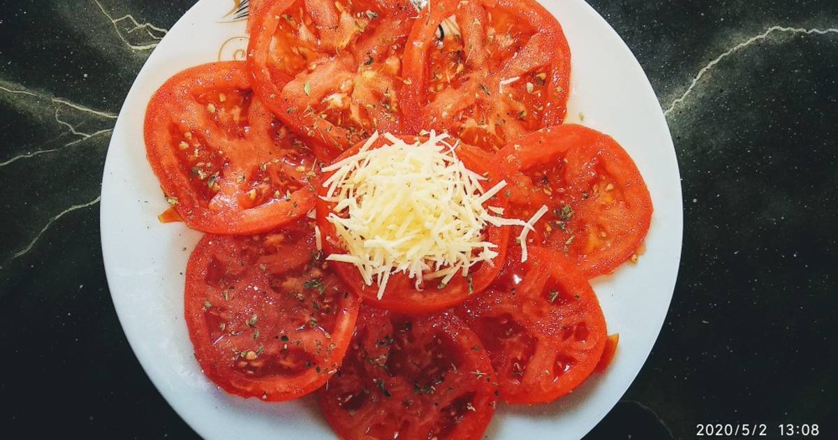 Carpaccio de tomate Receta de Serr Barceló- Cookpad