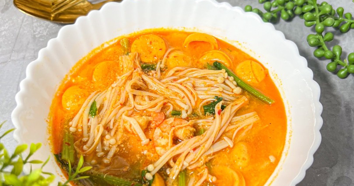 Resep Seblak Jamur Enoki oleh Dewi Masitah - Cookpad