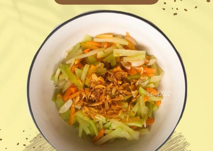 Resep Tumis Labu Wortel oleh sally yuliasari - Cookpad