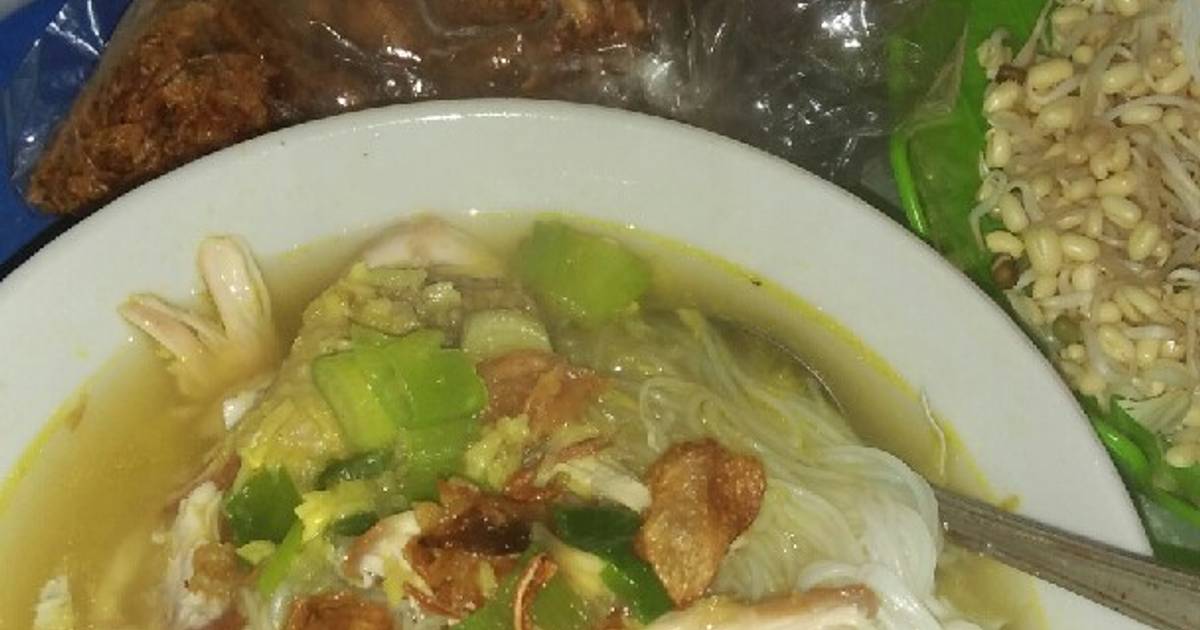 Resep Soto Ayam Cara Mudah Simpel oleh Fara Aulia Rahma - Cookpad