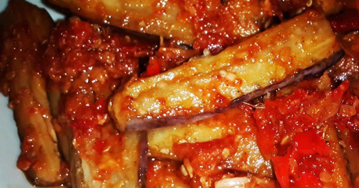 Resep Terung/Terong Balado Terasi oleh Serasa Sore - Cookpad
