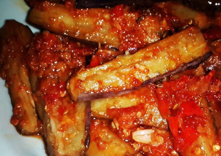 Resep Terung/Terong Balado Terasi oleh Serasa Sore - Cookpad