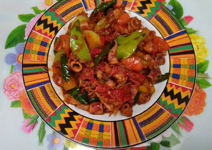 Resep Cumi Balado oleh Rihab Faeyza - Cookpad