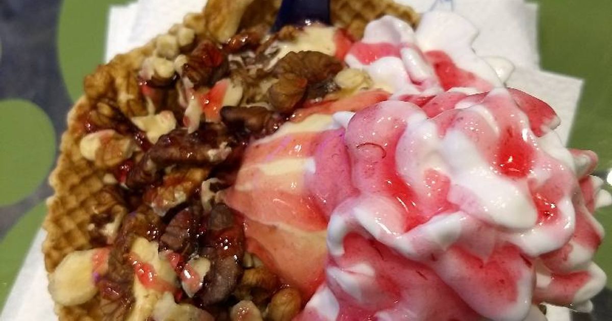 Postre Helado Capelina Con Helado ; Frutas ; Frutos Y Semillas Receta ...
