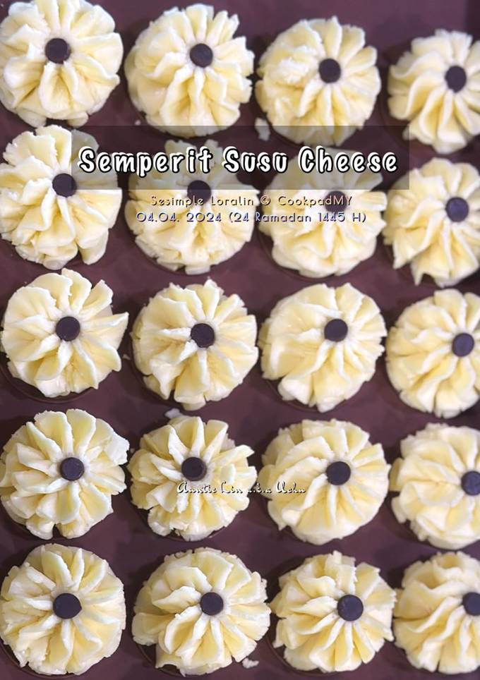 Resipi Semperit Susu Cheese (Biskut Raya) oleh Sesimple Loralin - Cookpad